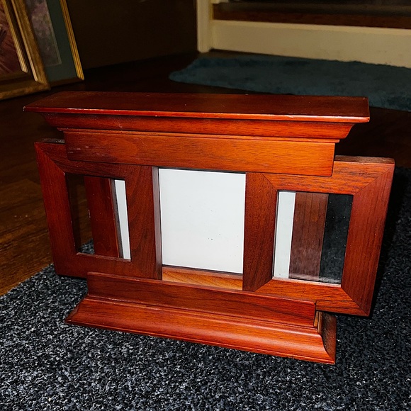 Accents | Tabletop Wooden Sliding Door Hidden Picture Frame | Poshmark